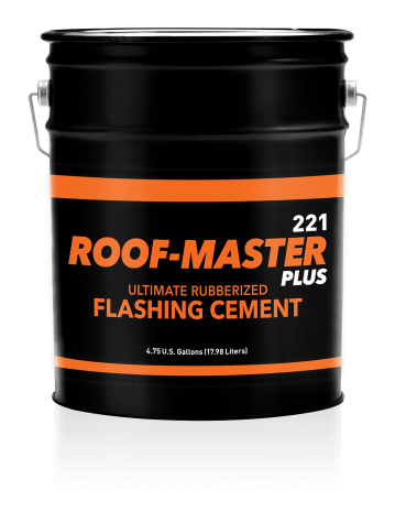 #221 Roof-Master Plus Ultimate Rubberized Flashing Cement - United ...