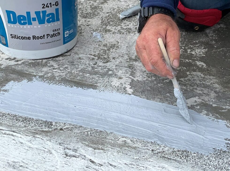 Del-Val 241 Silicone Roof Patch