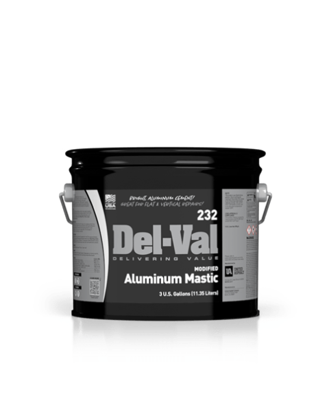 Del-Val 302 Silver Coat Fibered Aluminum Roof Coating